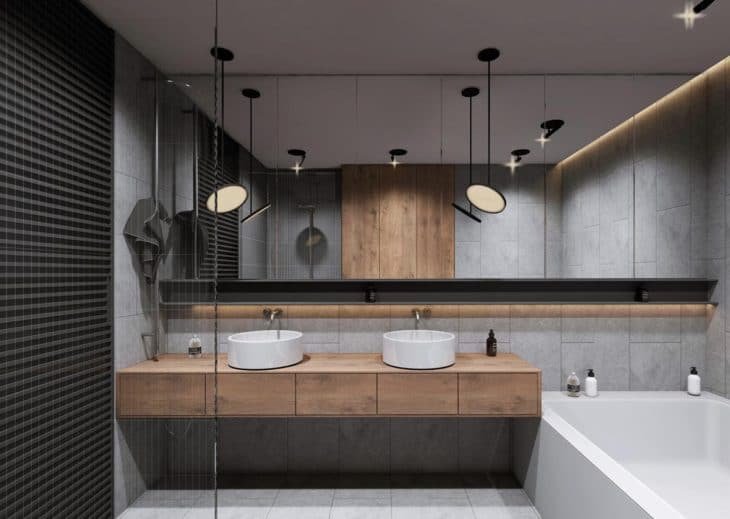 40 idées de salles de bain à double vasques hyper déco